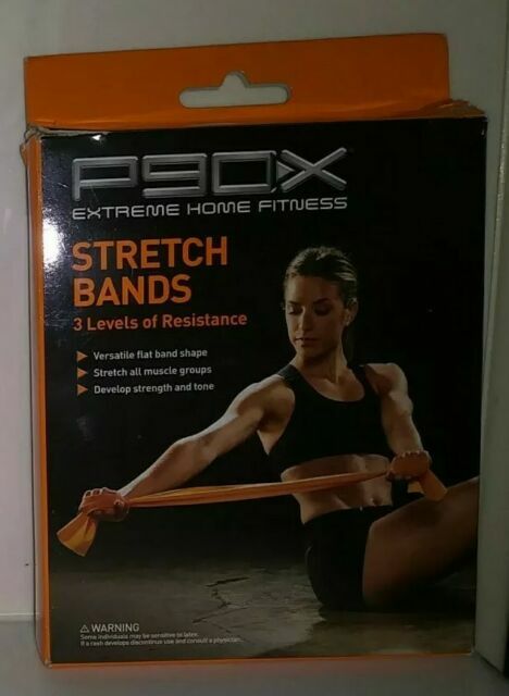 P90x Stretch Bands 3 Levels of Resistance for sale online | eBay