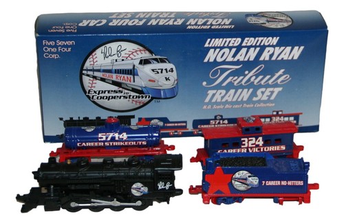 Nolan Ryan Limited Edition Tribute Train Set NIB | eBay