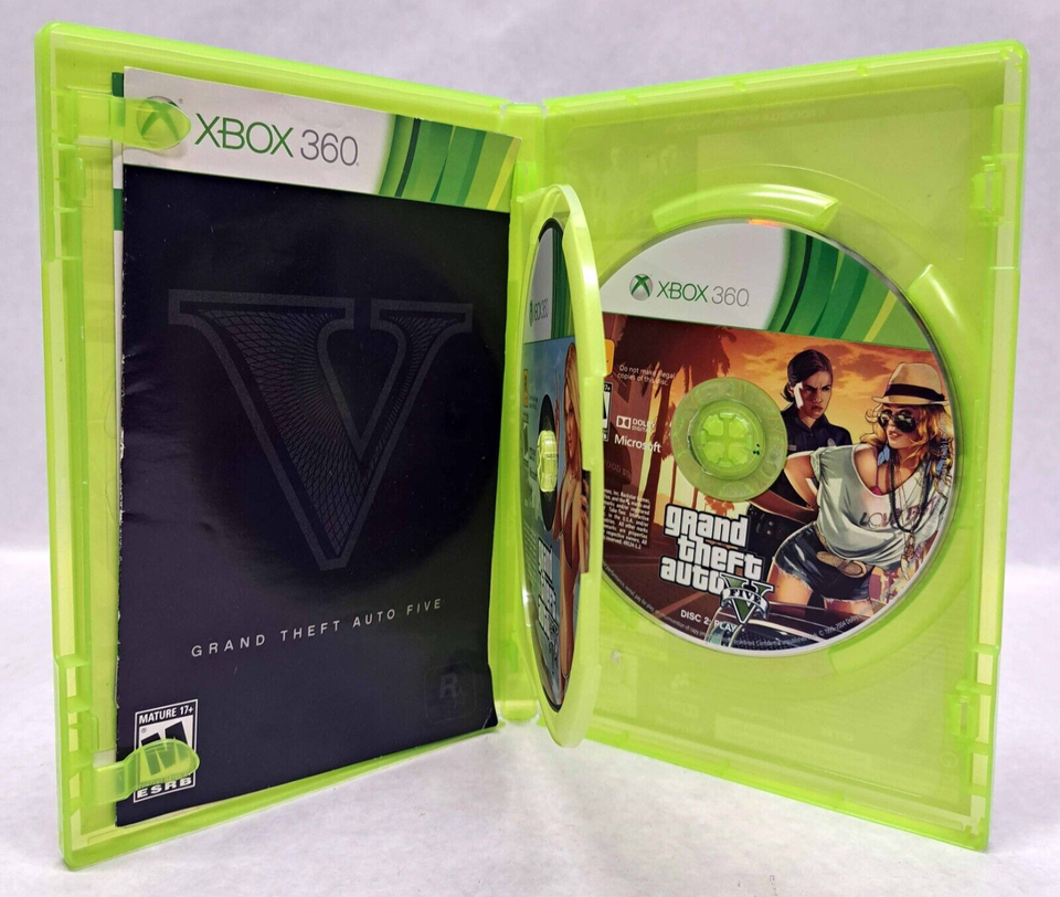 Xbox 360 - 5 Game Lot - GTA V, Mortal Kombat vs. DC, Country Dance ...