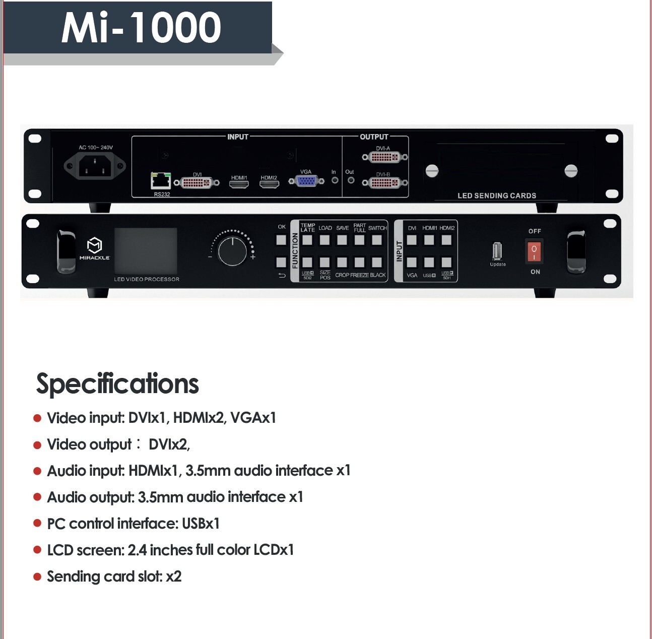 NovaStar LED Video Wall Panel Screen P5 Indoor/Outdoor- 6 PANEL 3x3 ft ...