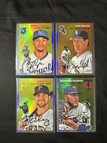 2023 Topps Chrome Platinum Anniversary Parallel (4) Card Lot ...