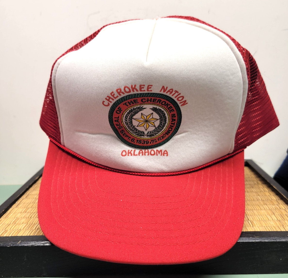 GREAT SEAL OF THE CHEROKEE NATION OKLAHOMA SNAPBACK T… - Gem