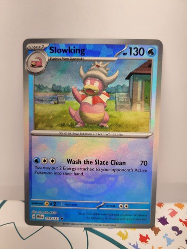 Slowking 019/131 Pokeball Reverse Prismatic Evolution Pokemon Card ...