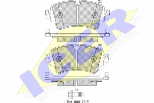 New Brake Pad Set, disc brake for AUDI VW:A5,Q5,Q7,A4 B9,A6 C8 ...