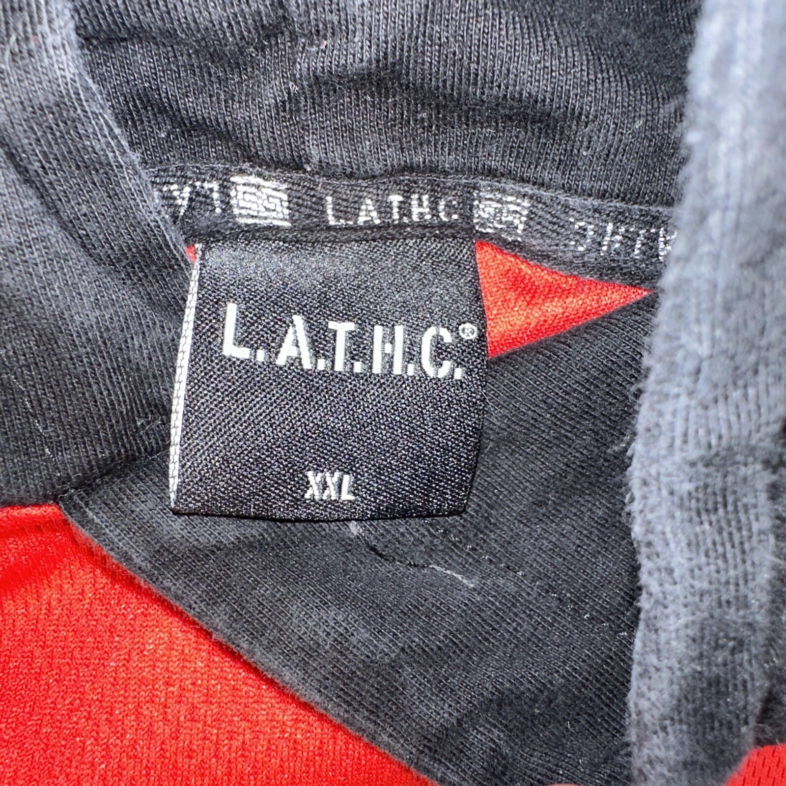 Mens LATHC clothing Hoodie short sleeve red XXL | eBay