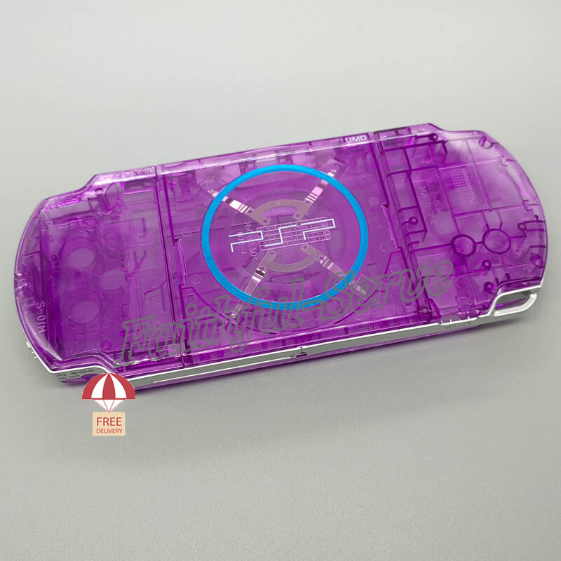 Full Housing Shell Portable Case Cover For Sony PSP 3000 PSP3000 Clear ...