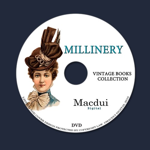 Millinery,How to make hats Vintage Books Collection 34 PDF E-Books on 1 ...
