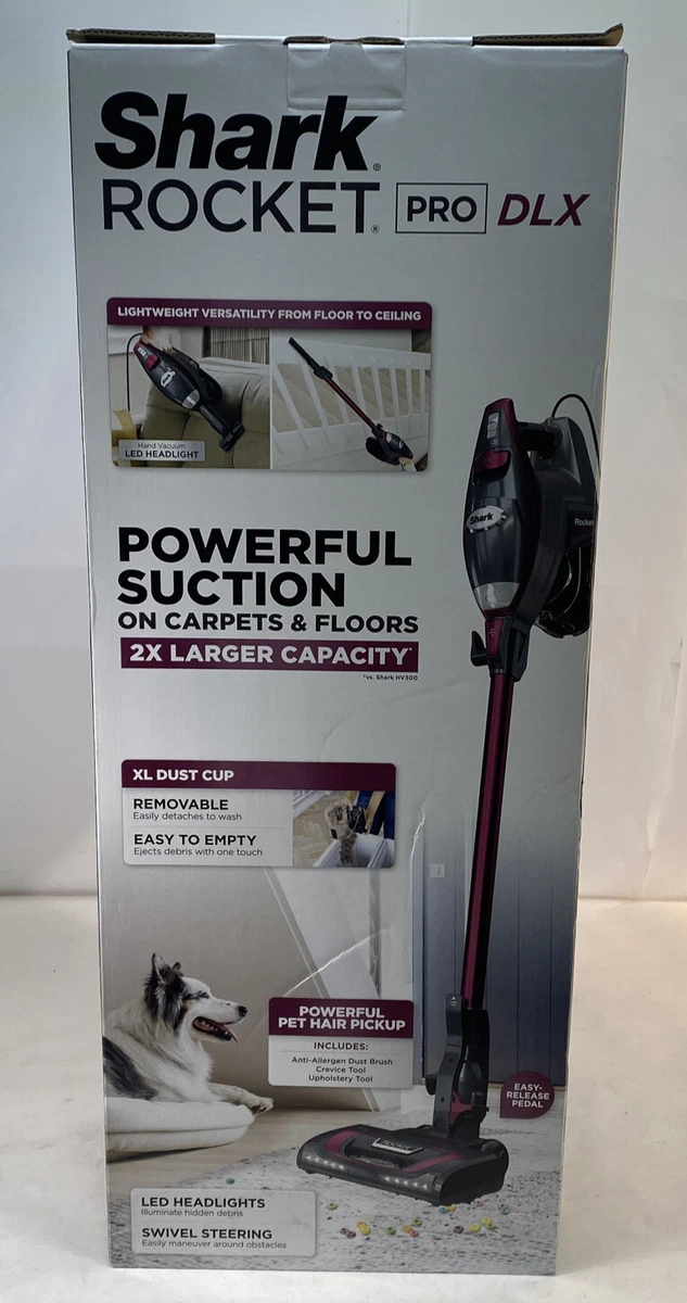 Shark Rocket Pro Corded Stick Vacuum Cleaner, Red, HV370, 59% OFF