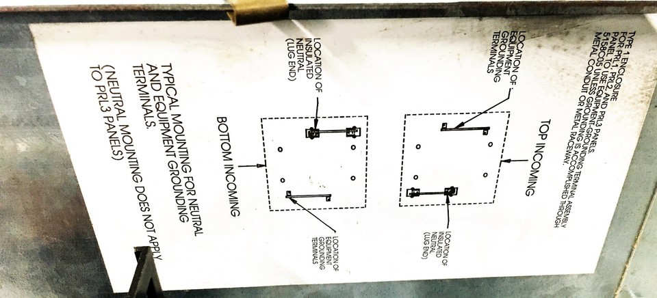 Westinghouse Challenger PowerMaster 3PH 4W PRL1 Panel Board YS2027 ...