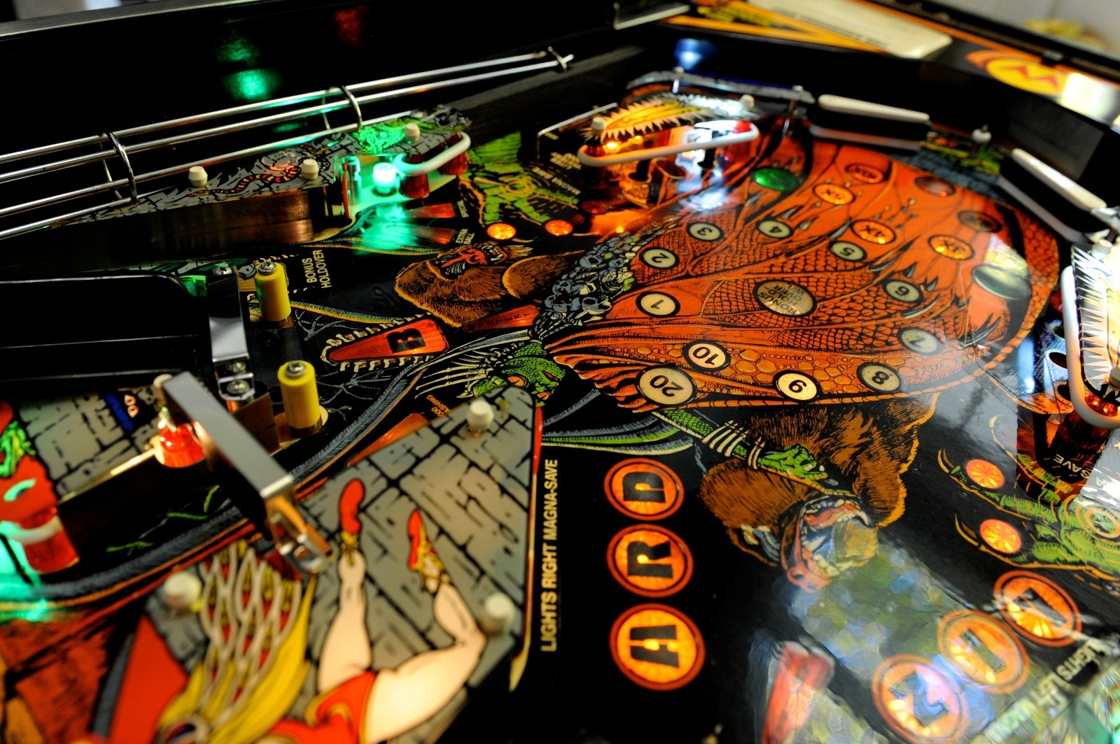 Awesome! Grand Lizard Pinball 1986 machine by Williams. Clean HUO only ...