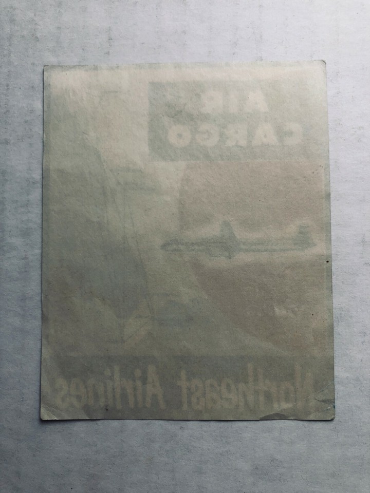 Vintage Northeast Airlines Air Cargo Sticker - Merged with Delta ...