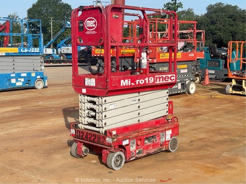 2018 MEC Micro 19 19' Electric Scissor Lift Man Aerial Platform 24V ...