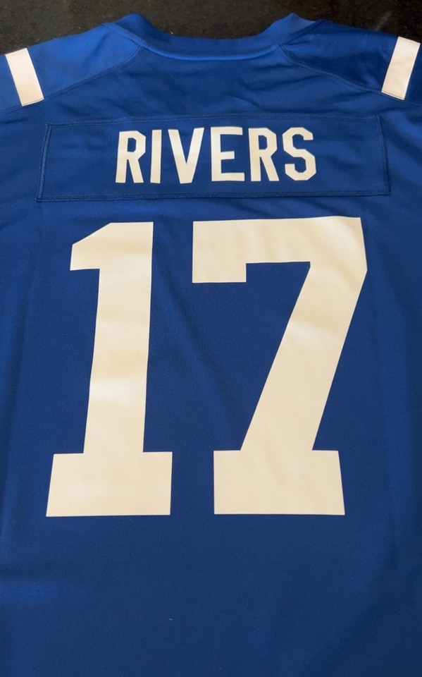 Indianapolis Colts Philip Rivers #17 Nike Royal 2025 Official NFL Game ...