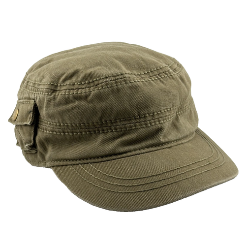 Adult ARMY CAP Green - Snap pocket OSFM - Adjustable | eBay