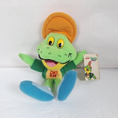 Kellogg's Dig 'Em Frog 1998 Bean Bag Bunch Plush Honey Smacks Cereal ...