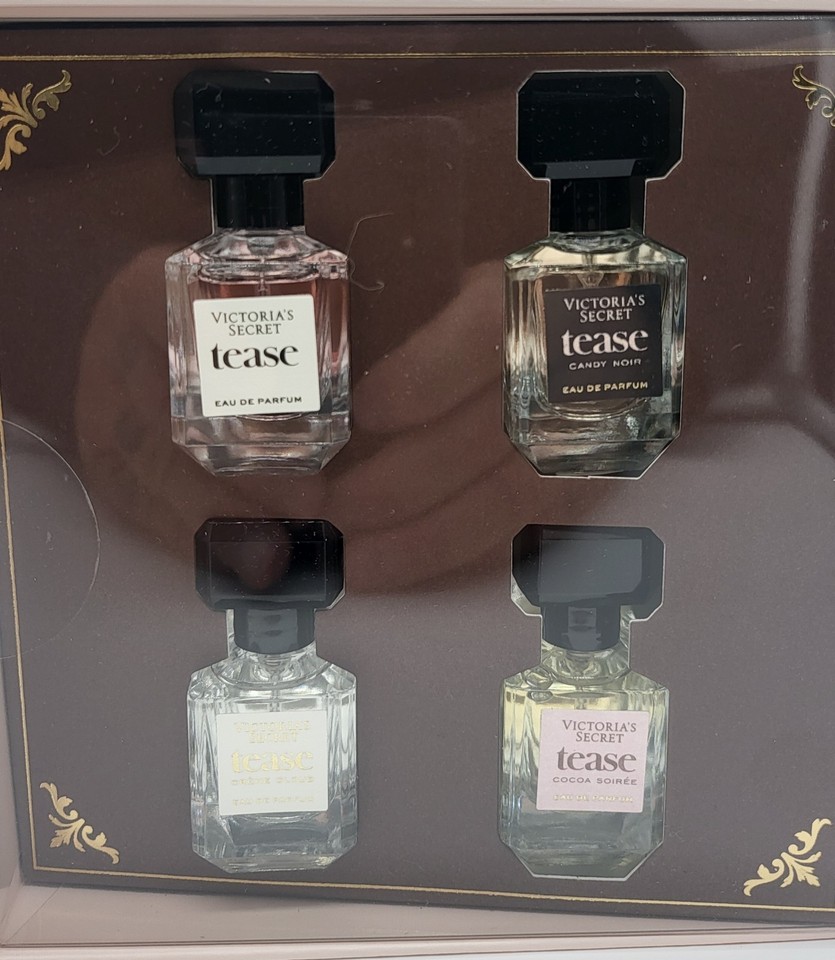 Victoria's Secret Tease Eau De Parfum 4 Mini Travel Bottles SEALED GIFT ...