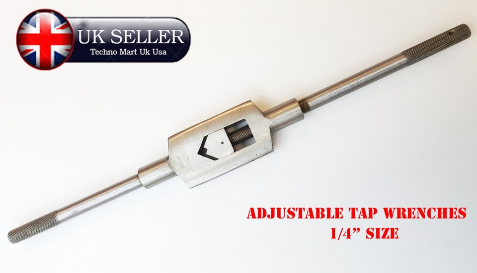 BAR TYPE TAP WRENCH Small-Large ADJUSTABLE Vehicle Threading Tool ...