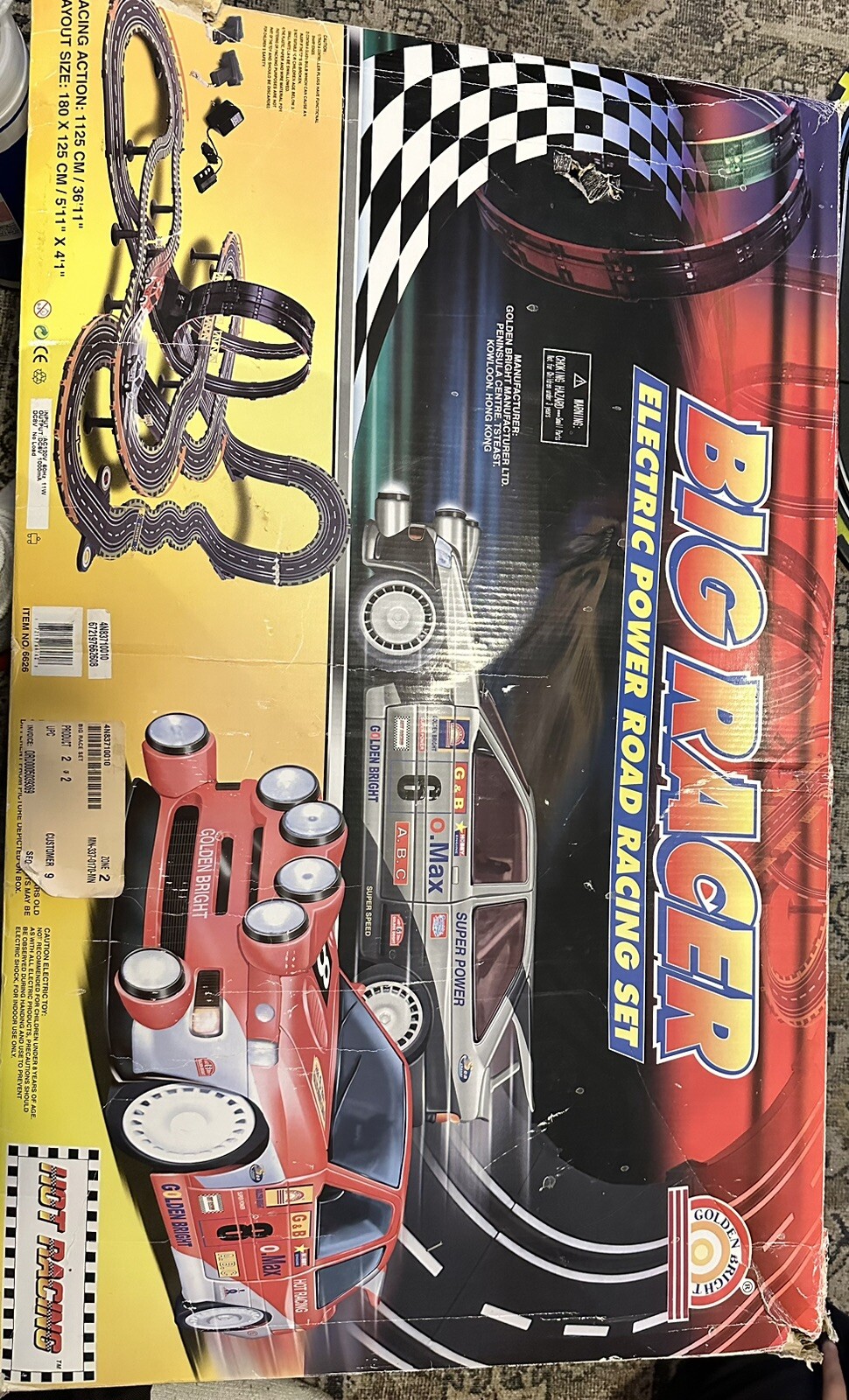 Big Racer Road Racing Set- Electric Powered 672197662608| eBay