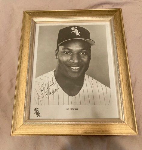 Signed Autographed Bo Jackson Auto Framed Photo Chicago White Sox ...