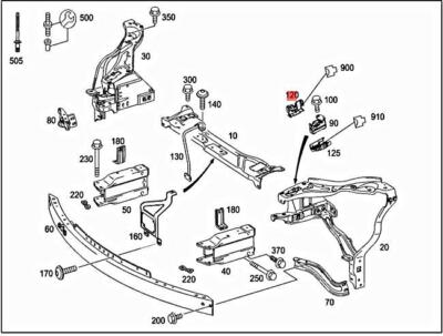 Genuine MERCEDES BBDC A207 C204 C207 C218 S204 Cover 2048890625 | eBay