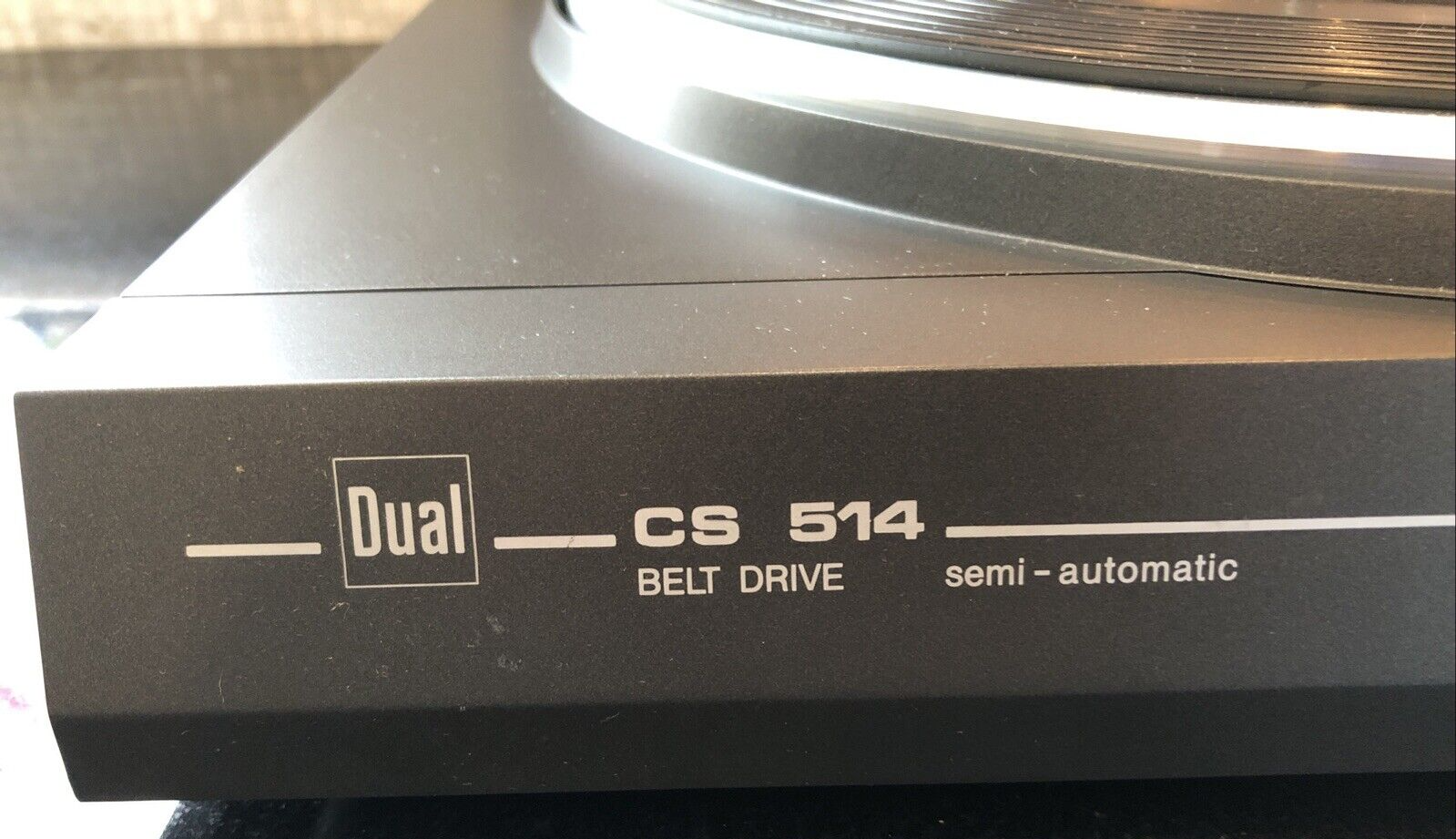 DUAL CS 514 Turntable Stanton Cartridge 500 MK II Auto Return Made In ...