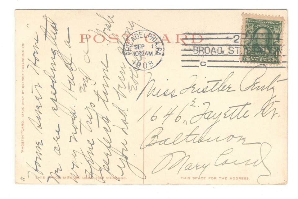 Land Title Trust Building Philadelphia Pennsylvania Vintage Postcard ...