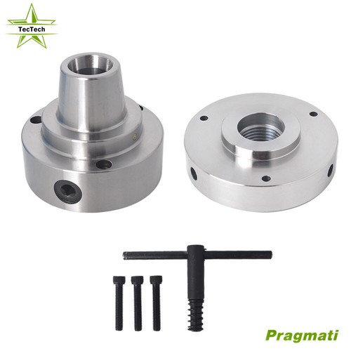 5" 5C Collet Lathe Chuck Closer With Semi-finished Adp.1-1/2" × 8 ...