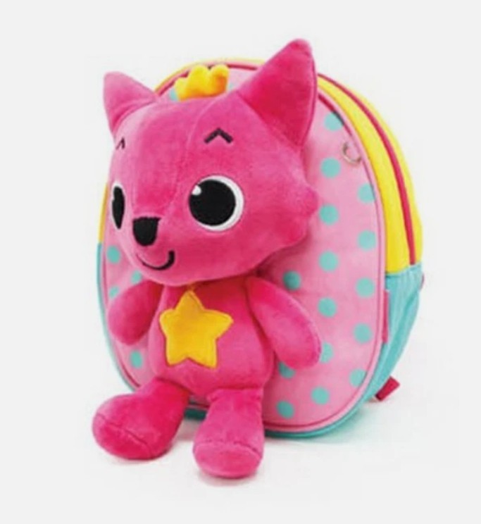 Pinkfong Anti-Lost Backpack with Safety Harness Strap | Kids Toddler ...