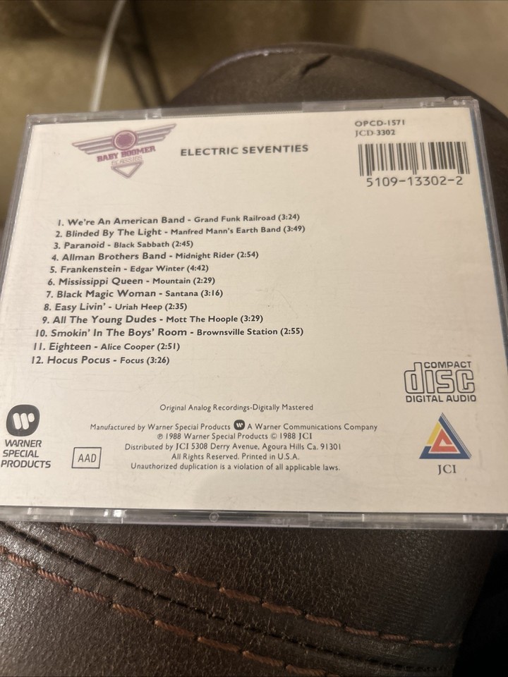 Electric Seventies Twelve Electrifying Hits CD VG Focus Hocus Pocus | eBay