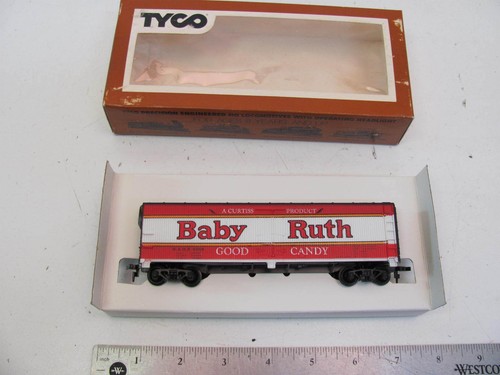 Tyco Baby Ruth Billboard Box Car HO Scale 355C | eBay