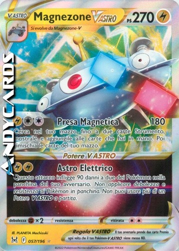 MAGNEZONE V ASTRO 057/196 • Ultra Rare • Lost Origin SWSH11 POKEMON | eBay