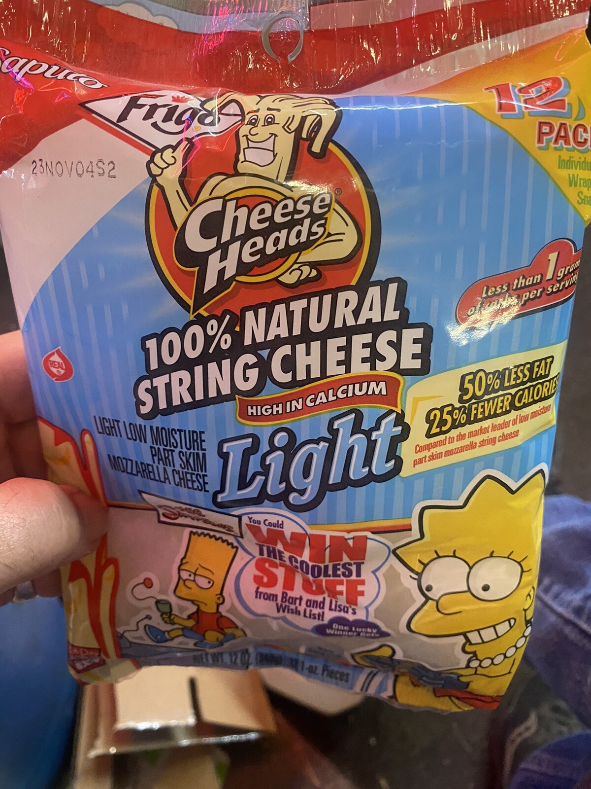 RARE Simpsons Shapiro String Cheese Bag No. 2 | eBay