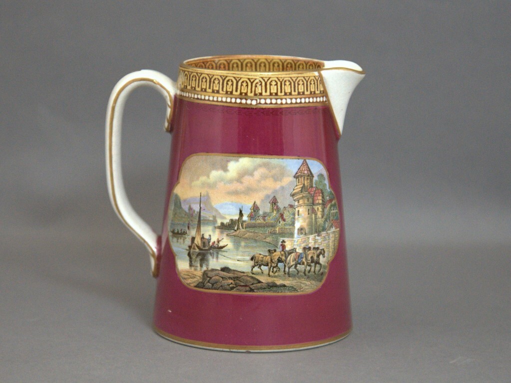 Pratt Fenton Grand Tour Cream Jug Staffordshire Prattware Antique | eBay
