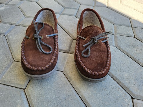Sperry Top Sider Men's 10M Slippers, Brown Suede Leather Moccasins | eBay