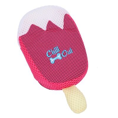 Pink Icecream Chillout Cool Dog Puppy Heat Relief Toy Summer Heat Toy ...