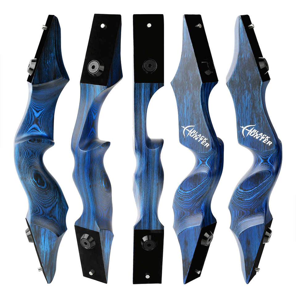 60'' Takedown Longbow Archery Wooden Riser 20-60lbs Target Shooting ...