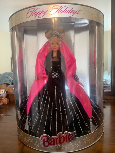 1998 HAPPY HOLIDAYS BARBIE DOLL SPECIAL EDITION RARE ERROR MISPRINT ...