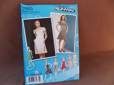 Simplicity Misses Dress Sizes 14-22 Uncut Pattern 2965 | eBay