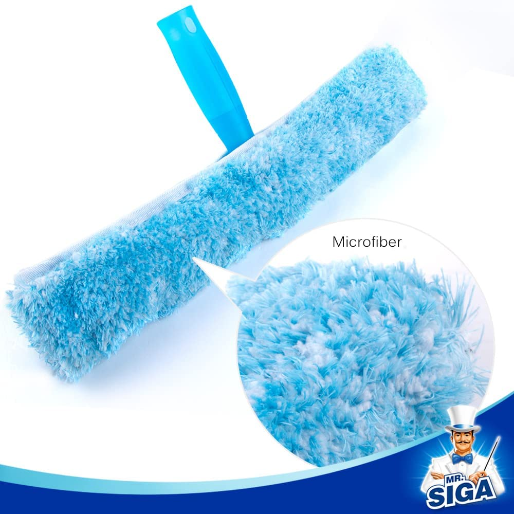 MR.SIGA Window Cleaning Combo - Squeegee & Microfiber Window Washer ...