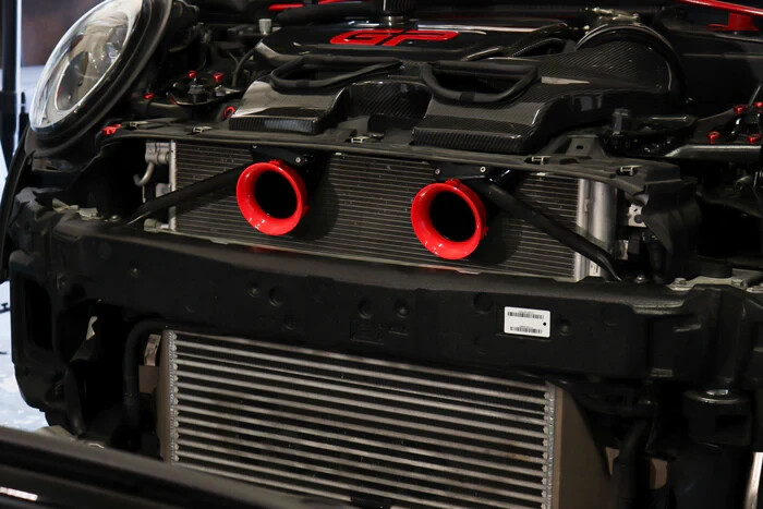 Mini Cooper S JCW GP Dual BIG MOUTH Ram Air Intake Snorkels F54 F55 F56 ...