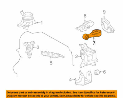 12363-21040 Toyota Rod, engine moving control 1236321040, New Genuine ...
