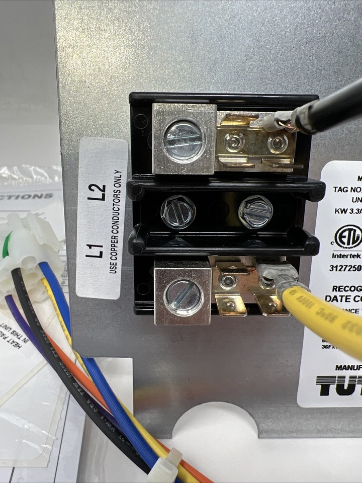 TUTCO Electric Heater, FC-0501N05LC, 81-20435-01, 208/240V, 3.3/4.4kW ...