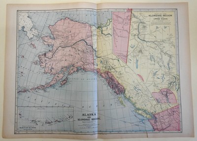 AK, HI - Alaska Map Gold