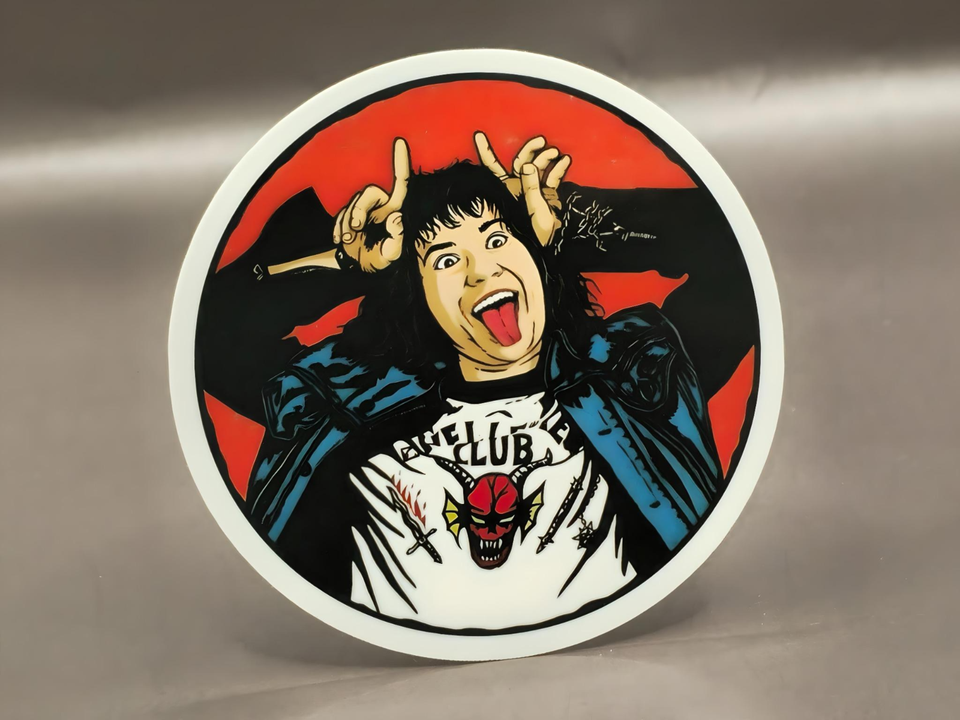 Stranger Things Vinyl Stickers Hellfire Club Scoops Ahoy Starcourt Mall ...