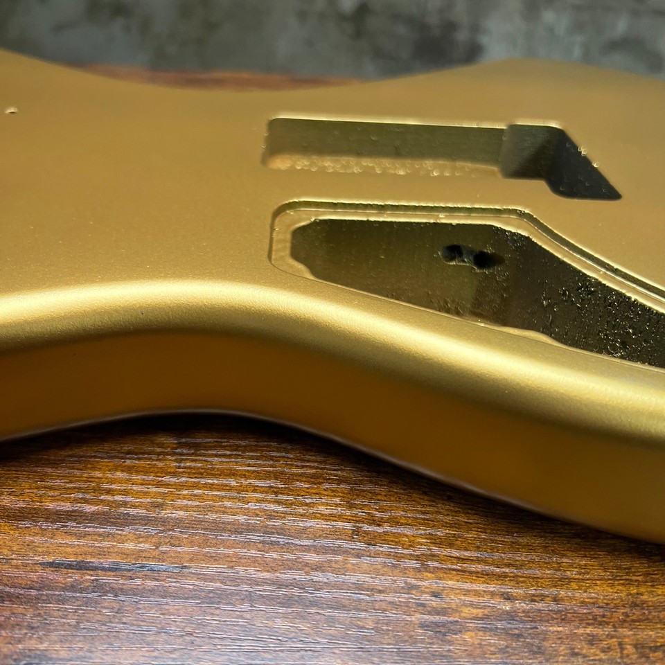 Warmtone Custom Guitars HSS Strat Guitar Body “Golden Burst” | eBay