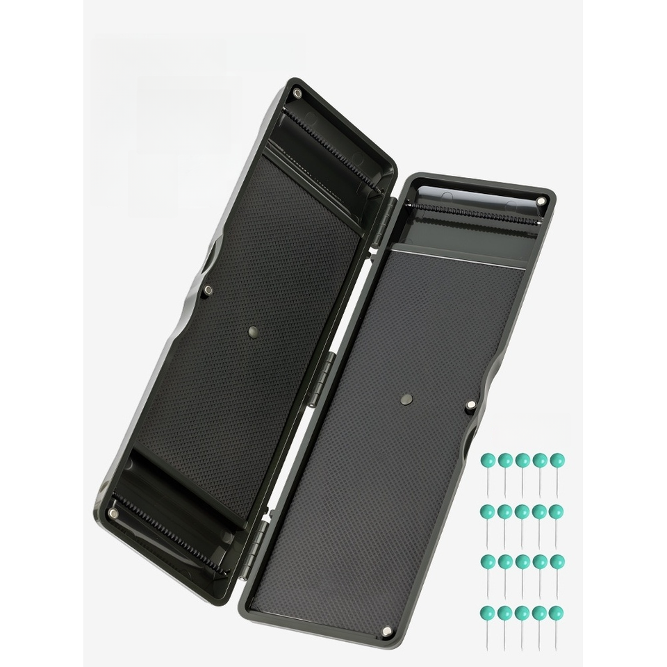 Large Capacity Fishing Line Organizer Box with Built in Measuring Scale ...