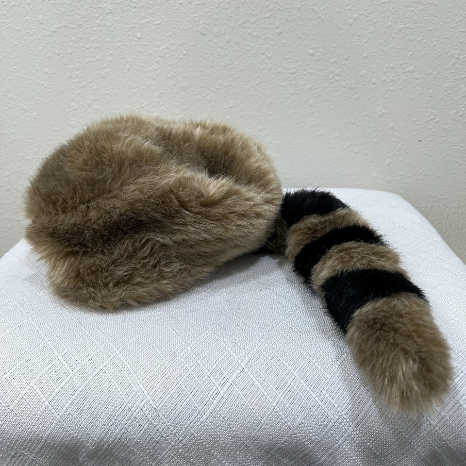 Disneyland Disney World Coon Skin Cap Daniel Boone Davy Crockett Childs ...