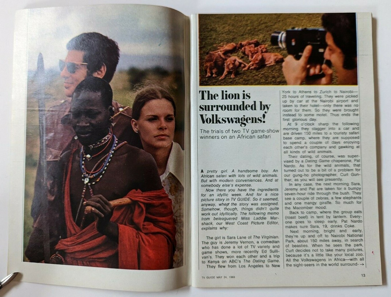 TV Guide Canada Magazine May 24 1969 Senator John Pastore Clean Up TV ...