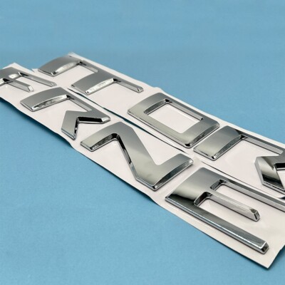 2022-2024 Nissan Frontier CHROEM 3D Raised Tailgate Letters Badge | US ...