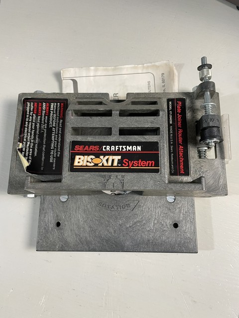 Craftsman Bis-kit System Plate Joiner Router Attachment 171.254230 for ...